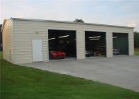 China Durable Prefab Steel Garage Building 50mm Sandwich Wall Panel Demountable for sale