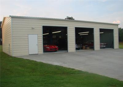 China Durable Prefab Steel Garage Building 50mm Sandwich Wall Panel Demountable for sale
