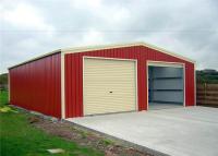 China Light Steel Structure Garage Building 125mm 150mm Thickness 12-18m Span for sale