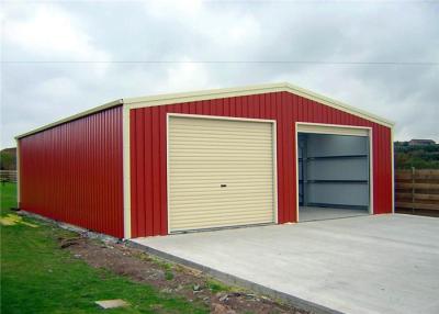 China Light Steel Structure Garage Building 125mm 150mm Thickness 12-18m Span for sale