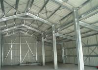 China H Beam Steel Barn Structure Metal Agriculture Building Fire Resistance 100 sqm Custom Design for sale