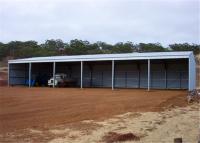 China Modular Steel Garage Building 12-18m Span Durable Prefab Workshop 50 Year Lifespan for sale