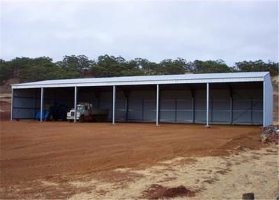 China Modular Steel Garage Building 12-18m Span Durable Prefab Workshop 50 Year Lifespan for sale