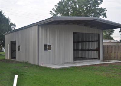 China Prefabricated Steel Garage Building 20x30 ft Customizable Metal Shed Workshop for sale