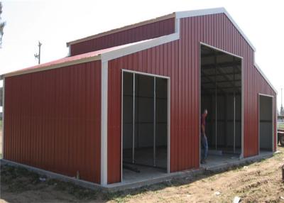 China Custom Steel Barn Kits Metal Frame Horse Barn Q345 Q235 100 sqm MOQ for sale