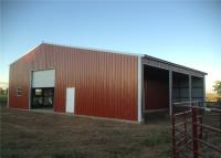 China Fire Proof Prefabricated Steel Frame Garage Kit 50 Year Durability Anti Seismic Metal Shelter for sale