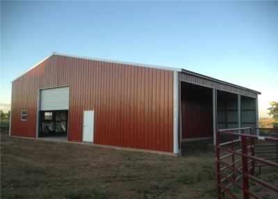 China Fire Proof Prefabricated Steel Frame Garage Kit 50 Year Durability Anti Seismic Metal Shelter for sale