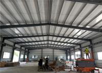 China Prefabricated Steel Structure Warehouse One Story Building 6-42m Span 50 Year Service Life for sale