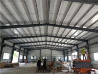China Prefabricated Steel Structure Building Warehouse Anti Seismic 50 Year Service Life for sale