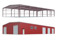 China Prefab Steel Structure Warehouse Building 50 Year Durability Easy Assembly for sale