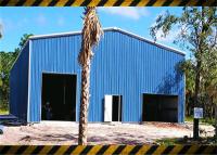 China Prefab Light Steel Structure Frame Workshop Building Kits Environmentally Friendly for sale