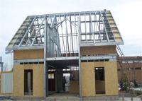China Prefabricated Single Floor Light Steel Gauge House 75mm EPS Cement Wall Panel for sale