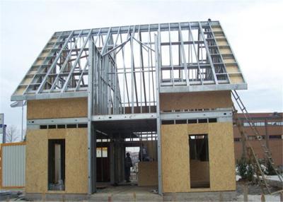 China Prefabricated Single Floor Light Steel Gauge House 75mm EPS Cement Wall Panel for sale