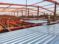 China Prefabricated Steel Structure Building Metal Sheet Truss Pole Barn 30m Span for sale
