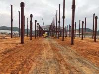 China Prefabricated Steel Structure Building Metal Sheet Truss Pole Barn 30m Span for sale