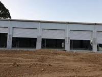 China Steel Structure Warehouse with Corrugated Color Bone Roof Cladding H Beam Q235 for sale