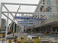 China Light Steel Frame Hospital Shed Building Q345B Steel Structure Custom Size for sale