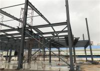 China Custom Size Light Steel Workshop Two Story Warehouse Steel Truss Pole Barn 20m Span for sale