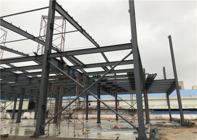 China Custom Size Light Steel Workshop Two Story Warehouse Steel Truss Pole Barn 20m Span for sale