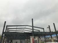 China Two Story Light Steel Structure Building Hot Dipped Galvanize / Paint for sale