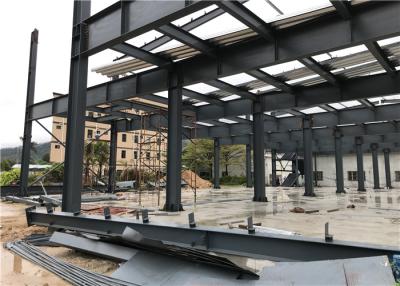 China Industrial Prefabricated Steel Structure Warehouse Workshop 50mm Sandwich Panel Q235B for sale