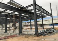 China Industrial Prefabricated Steel Structure Warehouse Workshop 50mm Sandwich Panel Q235B for sale