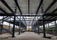 China Prefabricated Steel Structure Office Building H Section Steel Two Floors 200m2 Metal Building for sale