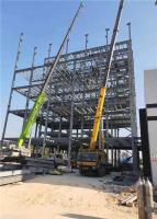 China Multi Storey Steel Frame Structure Building Customizable Q345B Column 250x250mm for sale
