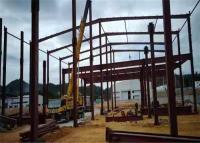 China H Section Q235B Steel Structure Building with Aluminum Sliding Window 200-500mm Column for sale