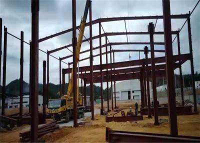 China H Section Q235B Steel Structure Building with Aluminum Sliding Window 200-500mm Column for sale