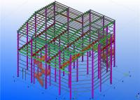 China Q345 Light Steel Workshop Storage Building with sandwich panel for sale