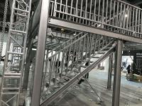 China High Strength Steel Structure Building Platform with Luminate Glass Exterior Wall Q345B for sale