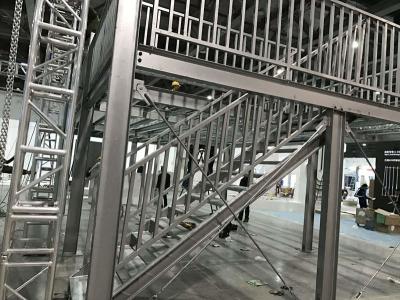 China High Strength Steel Structure Building Platform with Luminate Glass Exterior Wall Q345B for sale