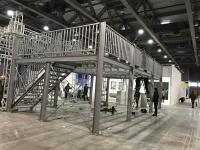China High Strength Steel Structure Building Platform with Luminate Glass Exterior Wall Q345B for sale