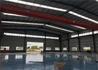 China 125mm H Section Steel Workshop Buildings With Parapet for sale