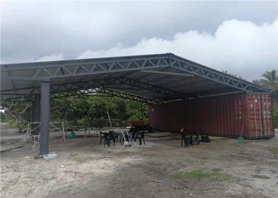 China Custom Q345 Steel Farm Shed with 50mm EPS Sandwich Panel 30m Span for sale