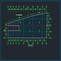 China Prefab Metal Sheet 2000m2 Blue Steel Structure Warehouse for sale