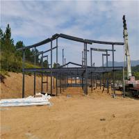 China 75mm Rock Wool Roof Tile Light Steel Structure Building for Industrial Use for sale