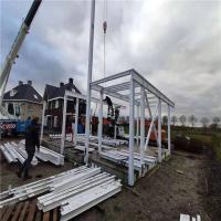 China Cement Board Steel Structure Homes With Floor Deck for sale