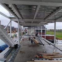 China Cement Board Steel Structure Homes With Floor Deck for sale