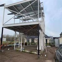 China Cement Board Steel Structure Homes With Floor Deck for sale