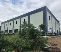 China Glass Wool Insulation Prefabricated Steel Workshop Building 50mm Panel for sale