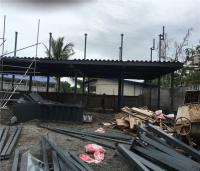 China Grey Color H Section Prefabricated Steel Structures For Garages for sale