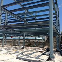 China H Section Seven Storey Light Steel Structure Constrcution Building for sale