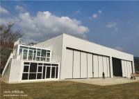China Span Steel Frame Construction Steel Hangar Buildings for sale