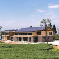 China 110km/h Metal Steel Structure Building with Stair Q345B Steel Construction for sale