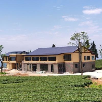 China 110km/h Metal Steel Structure Building with Stair Q345B Steel Construction for sale