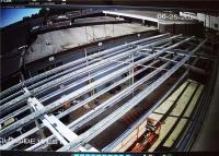 China Hot-Dipped Galvanized Steel Frame Metal Storage Building Single Slope Roof 12-18m Span for sale