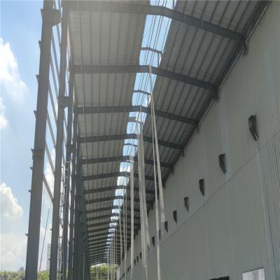 China Q235 Prefab Steel Building with EPS Sandwich Panel 50-150mm for Warehouse Workshop for sale