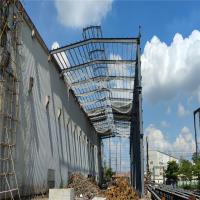 China Q235 Prefab Steel Building with EPS Sandwich Panel 50-150mm for Warehouse Workshop for sale